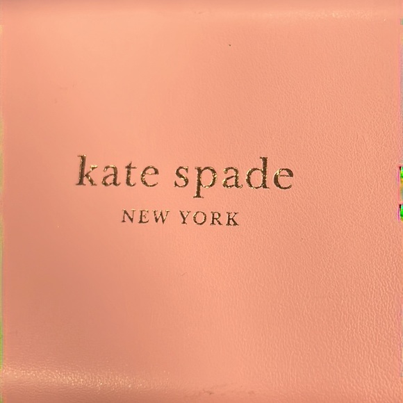 kate spade | Accessories | Kade Spade Pinkgreen Hard Glasses Case Brand ...